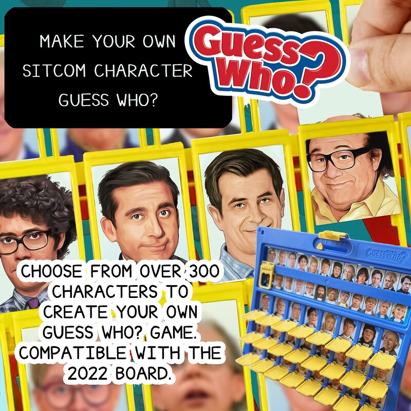 Guess Who Cards - Etsy