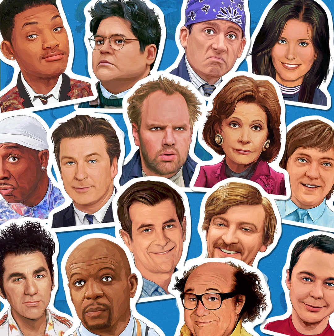 USA Sitcom Stickers & Bookmarks - Etsy