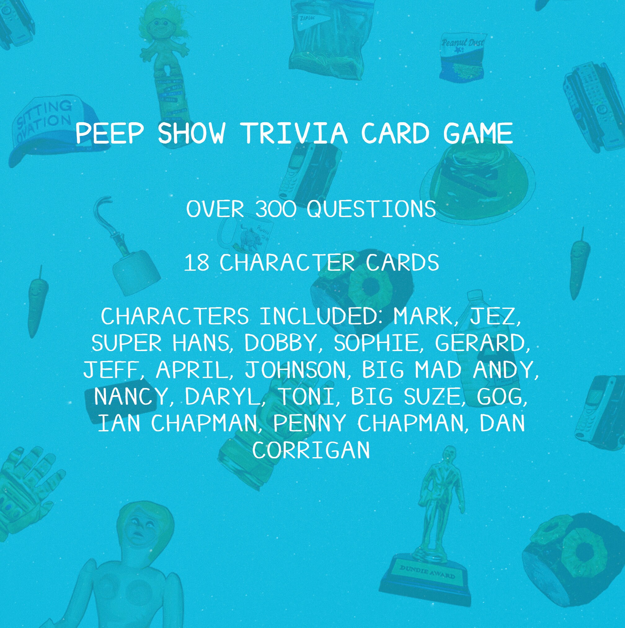 Peep Show Trivia Card Game - Deck Heads - Etsy