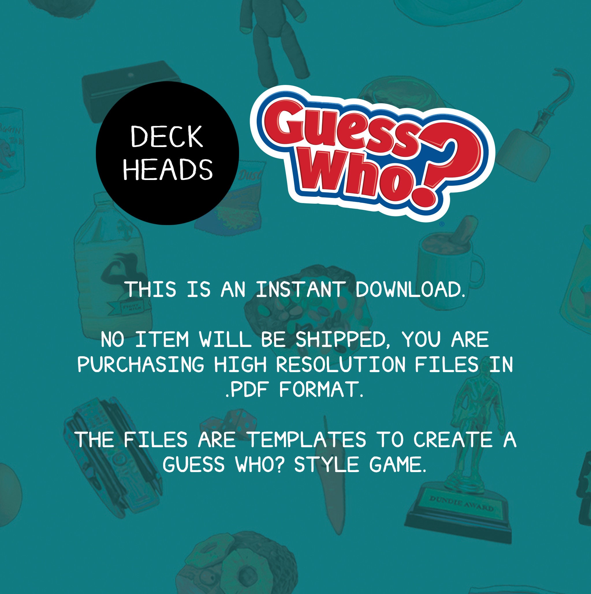 Guess Who Board Game Logo