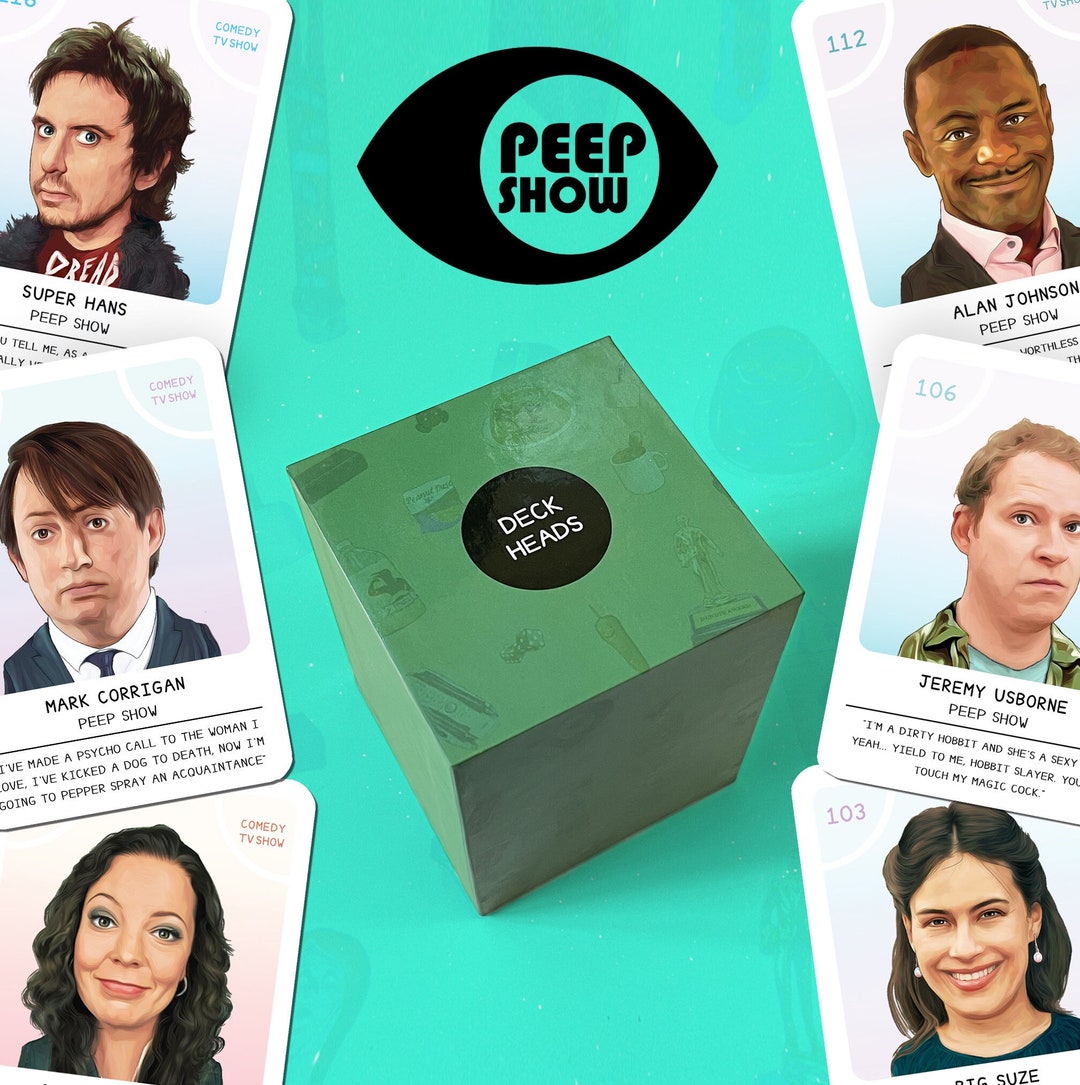 Peep Show Trivia Card Game - Deck Heads - Etsy