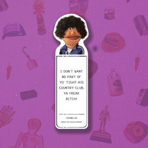Bookmark - Franklin - Arrested Development - Pop Culture Artwork ...