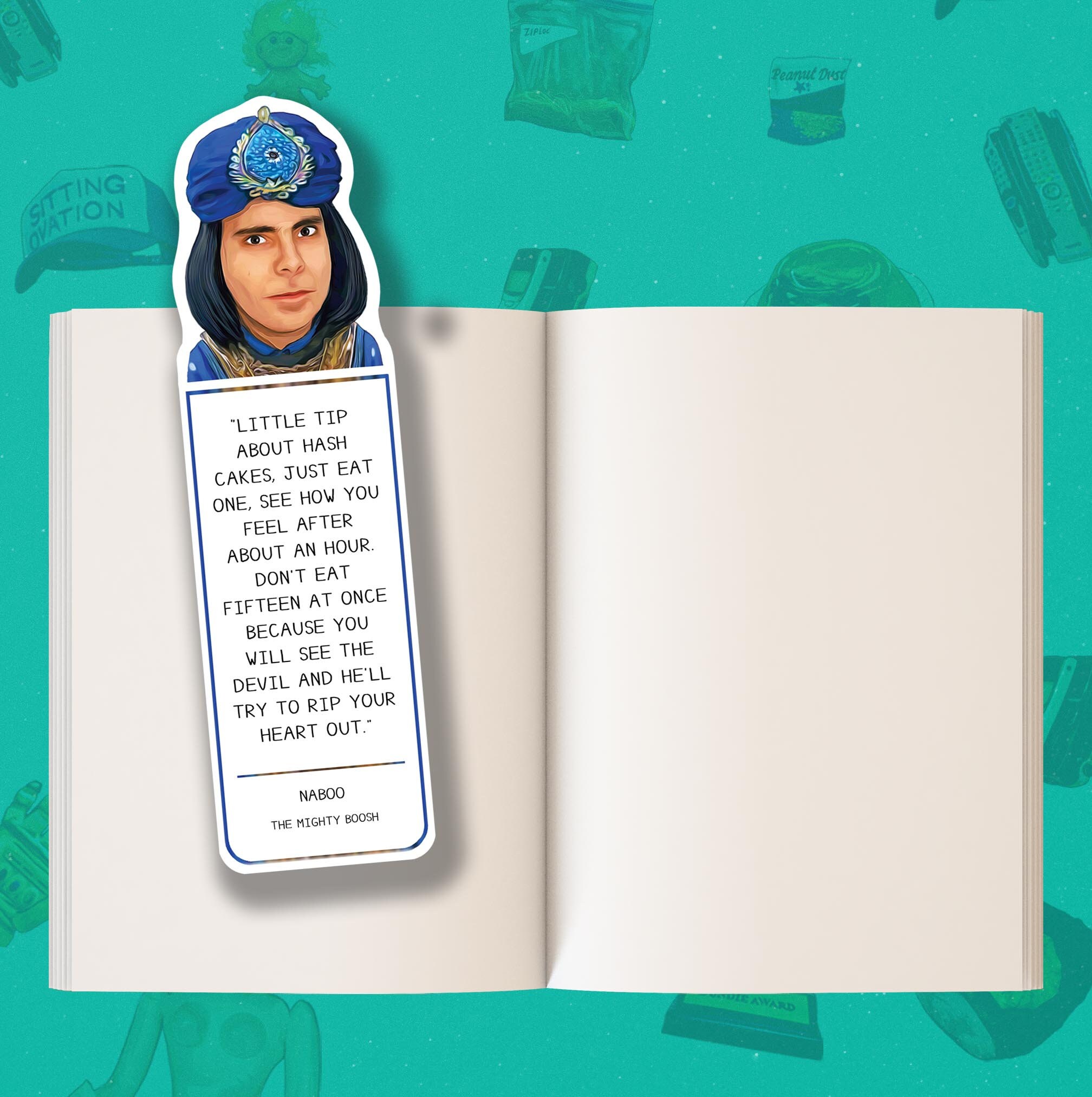 Bookmark Naboo the Mighty Boosh Pop Culture Artwork - Etsy UK