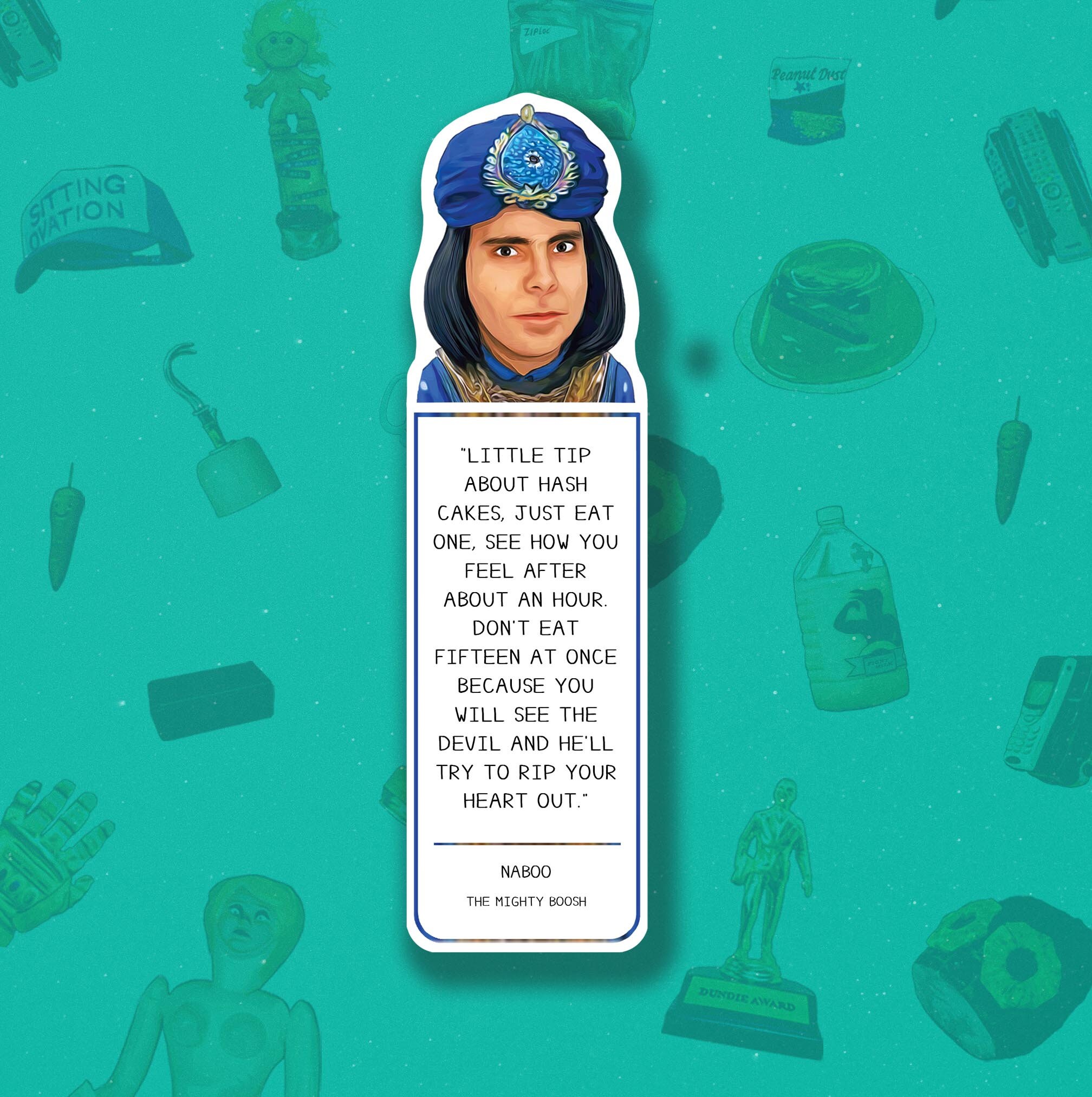Bookmark Naboo the Mighty Boosh Pop Culture Artwork - Etsy UK
