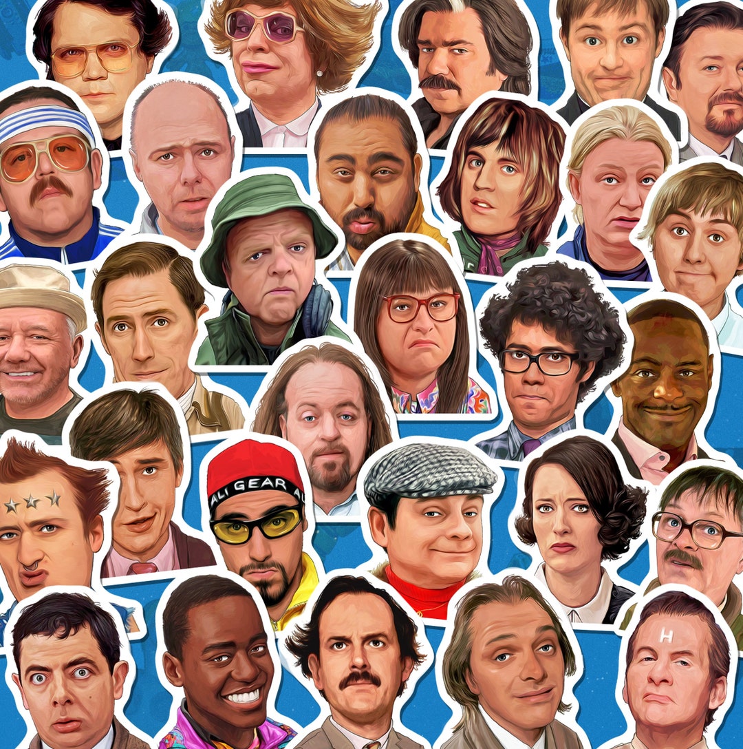 UK Sitcom Stickers & Bookmarks - Etsy UK