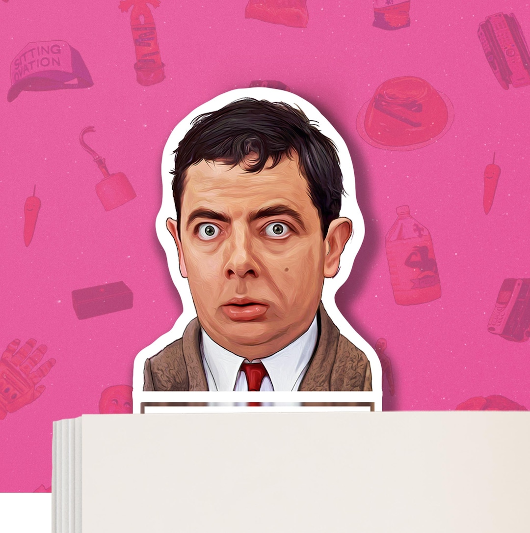 Bookmark - Mr. Bean - Pop Culture Artwork Bookmarks - Etsy