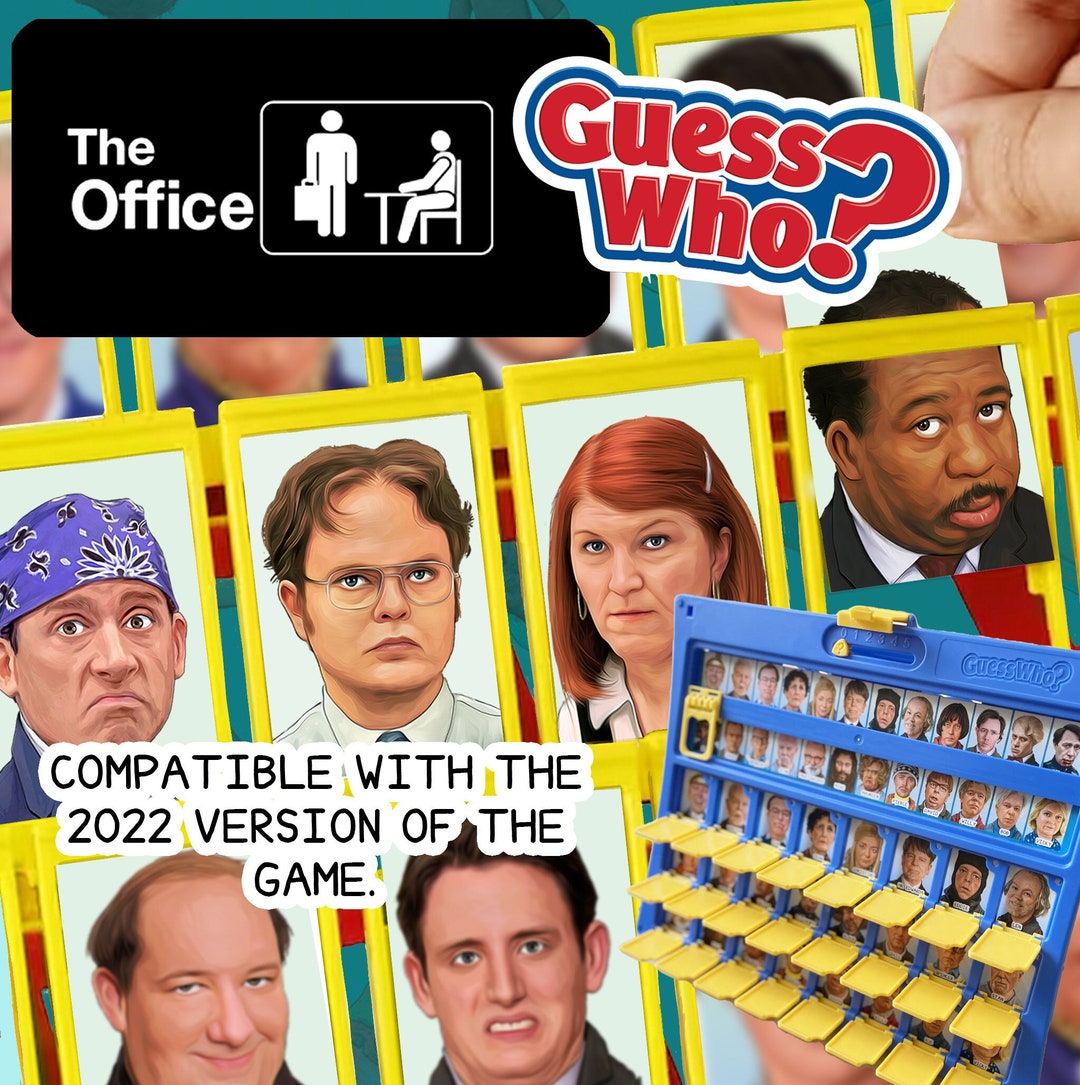 The Office (US) Guess Who? 2022 Board Game Inserts - Deck Heads - Etsy UK