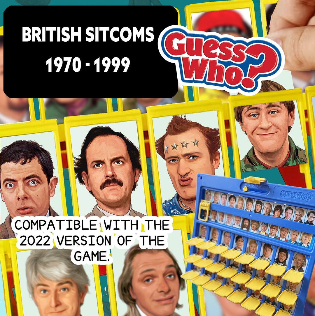 British Sitcoms 1975-1999 Guess Who? 2022 Board Game Inserts - Deck ...