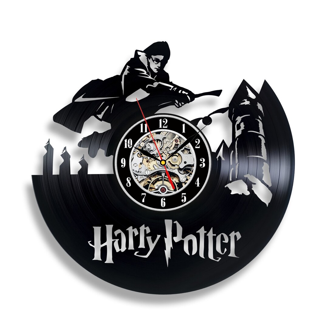 Wizard World Vinyl Record Unique Clock Children Room Wall Art Movie ...