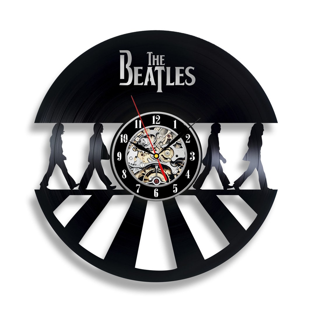 Beatles Abbey Road Vinyl Record Clock Unique Art for Bedroom Music ...