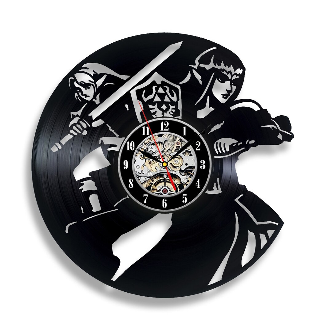 The Legend of Zelda Vinyl Record Clock Wall Mount Art Modern Decor for ...