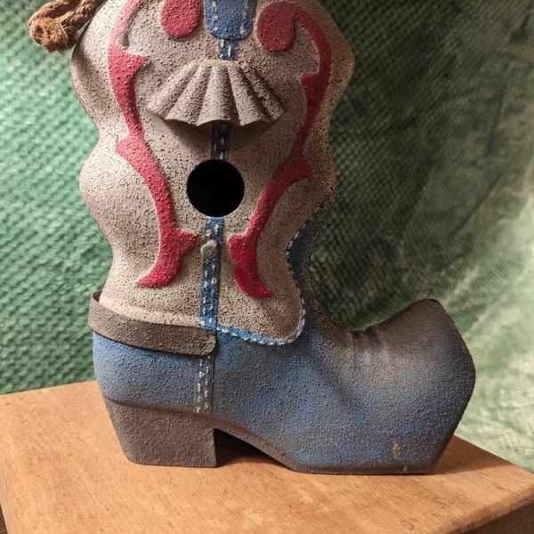 Boot Birdhouse - Etsy
