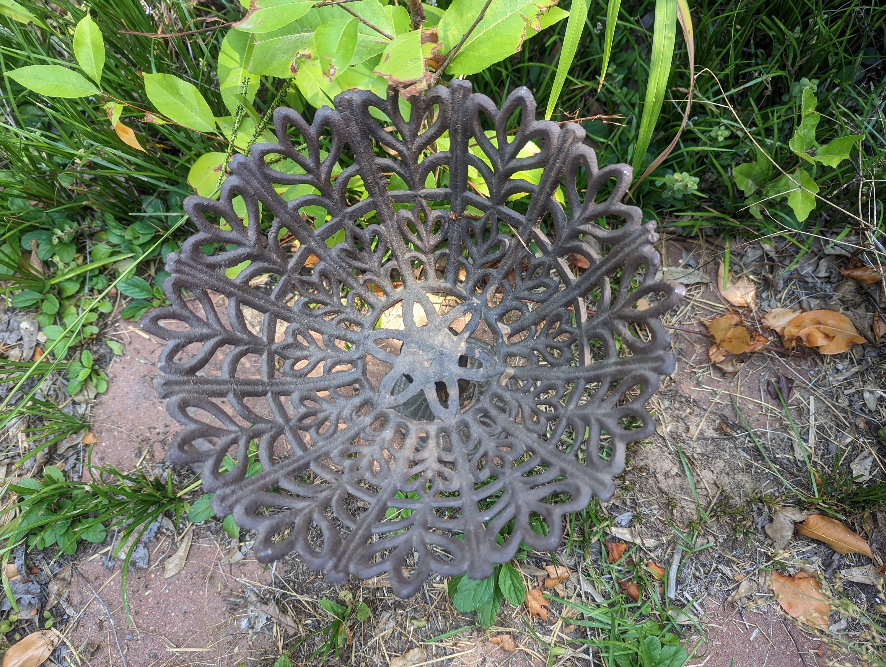 Cast Iron Garden Urn With Reticulated Basket - Etsy
