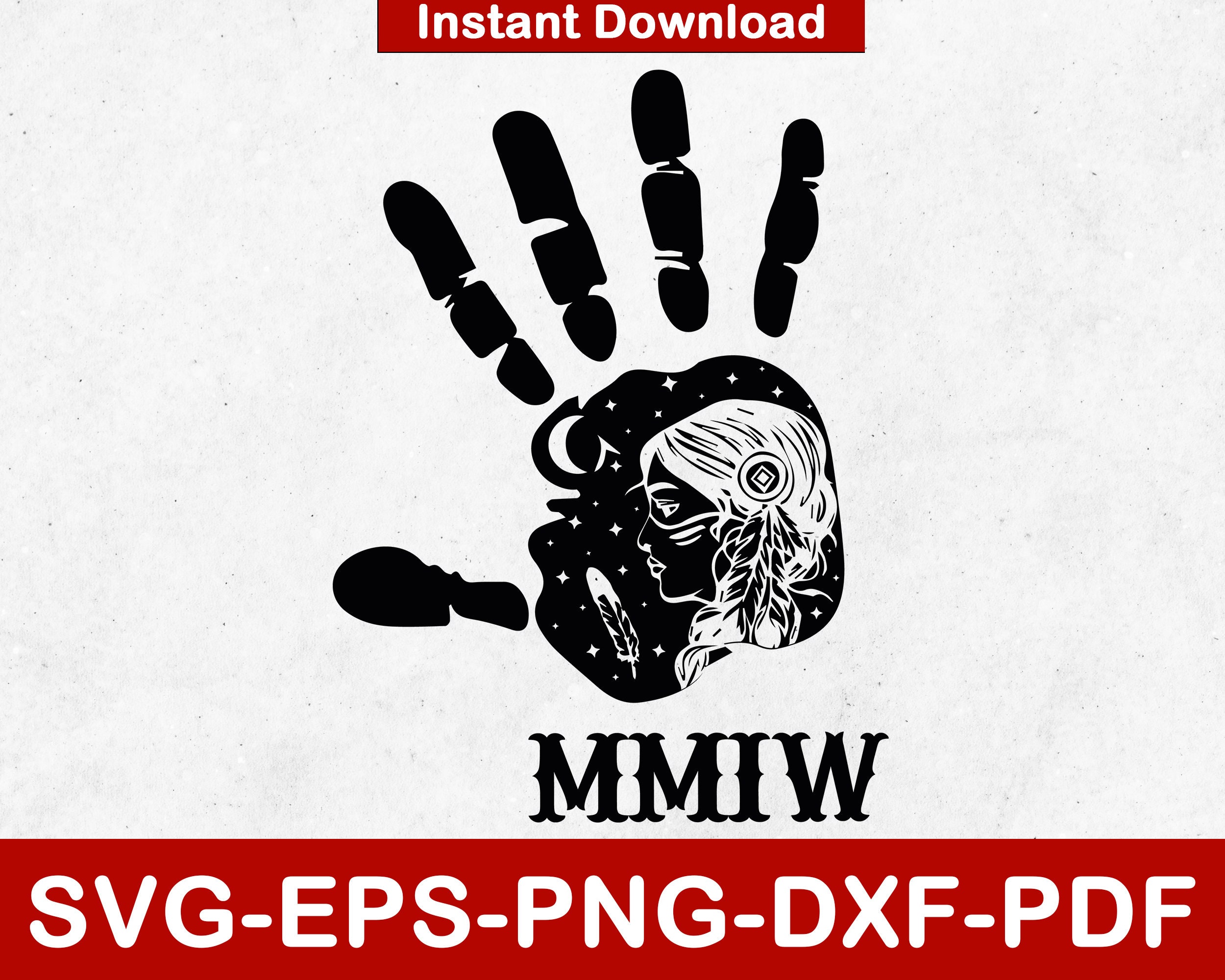 No More Stolen Sister SVG, Mmiw Svg, Hand Print Native American Girl ...