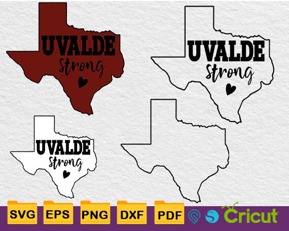 Uvalde Strong SVG Bundle, Uvalde Texas SVG, Remember Uvalde, Pray for ...