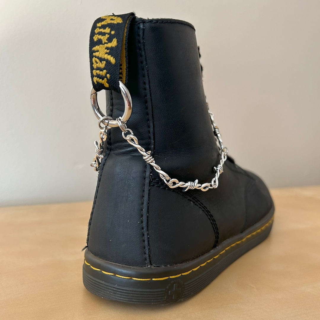 Barbed Wire Grunge Punk Chain Boot Charms Doc Marten - Etsy