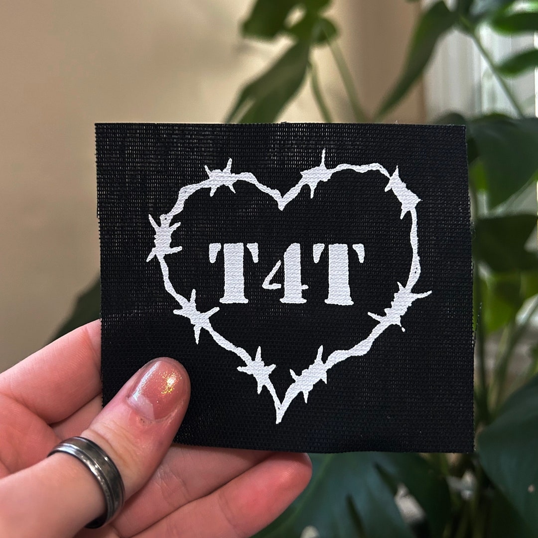 T4T- Iron on Punk Patch - Etsy
