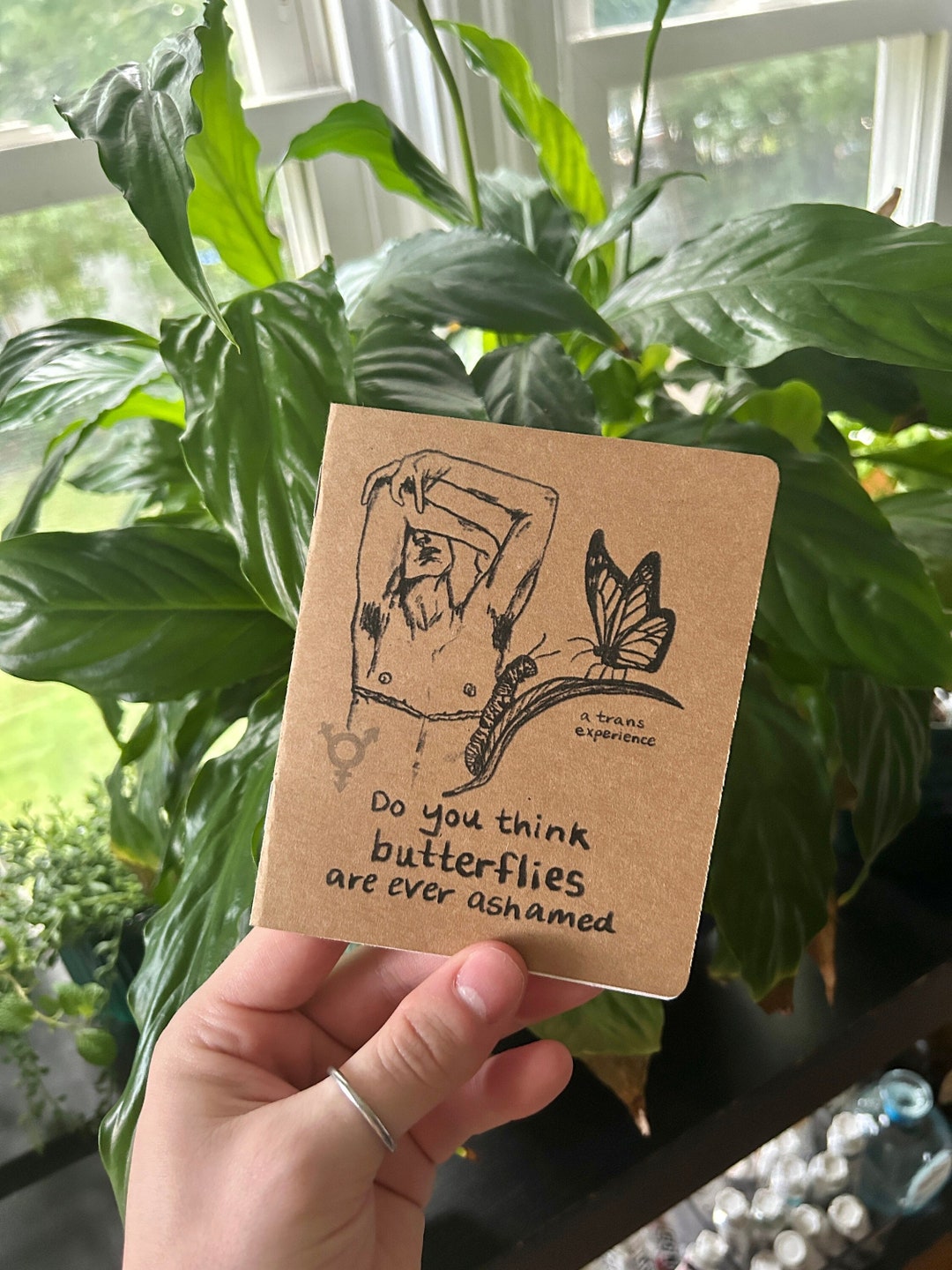 Trans Zine do You Think Butterflies Are Ever Ashamed With Vinyl Sticker ...