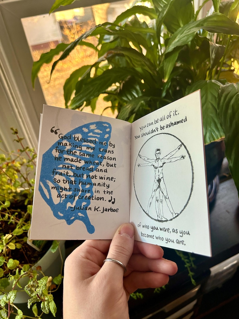 Trans Riso Zine - "do You Think Butterflies Are Ever Ashamed?" With ...