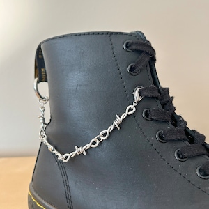 Barbed Wire Grunge Punk Chain Boot Charms Doc Marten - Etsy