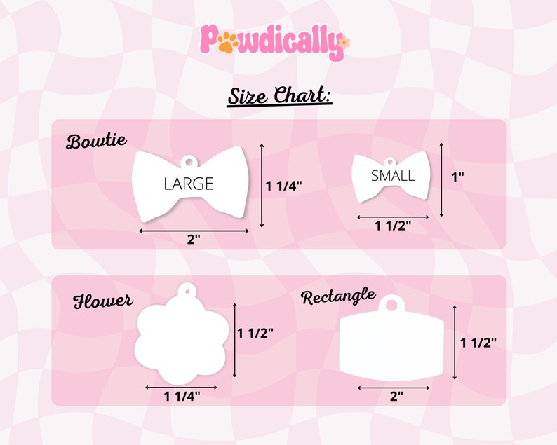Personalized Pet Tag Cherry Dog Name Tag Dog Tag Pink Pet ID Tag Custom ...