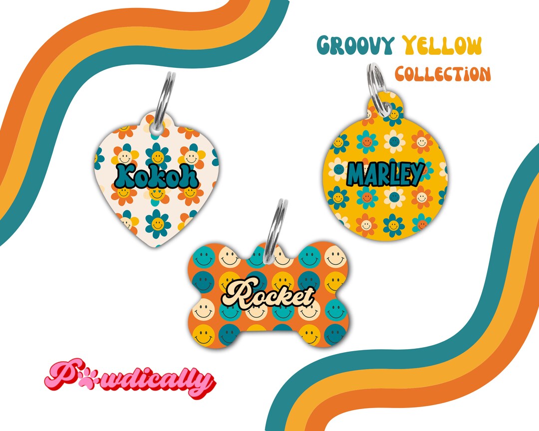 Dog ID Tag Dog Tag Pet ID Tag Custom Dog Tag Personalized Pet Tag Cat ...