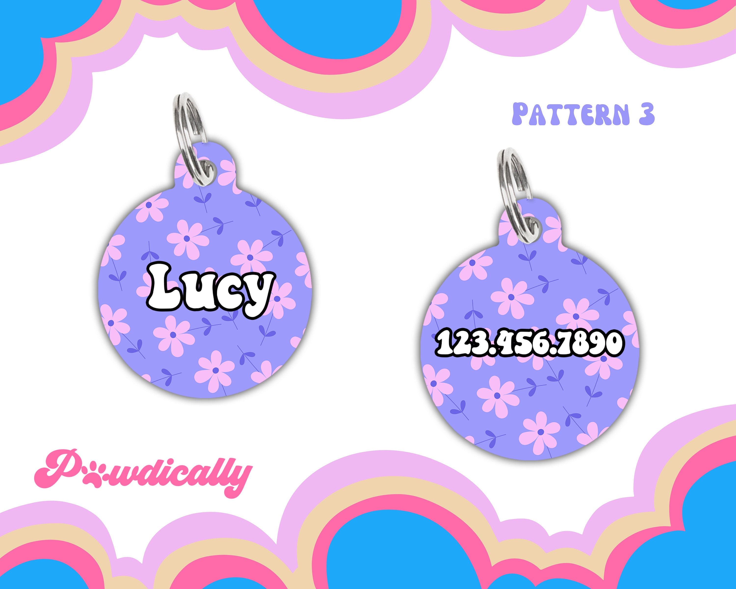 Name Tag for Pet ID Tag Dog Tag Pet ID Tag Custom Dog Tag Personalized ...