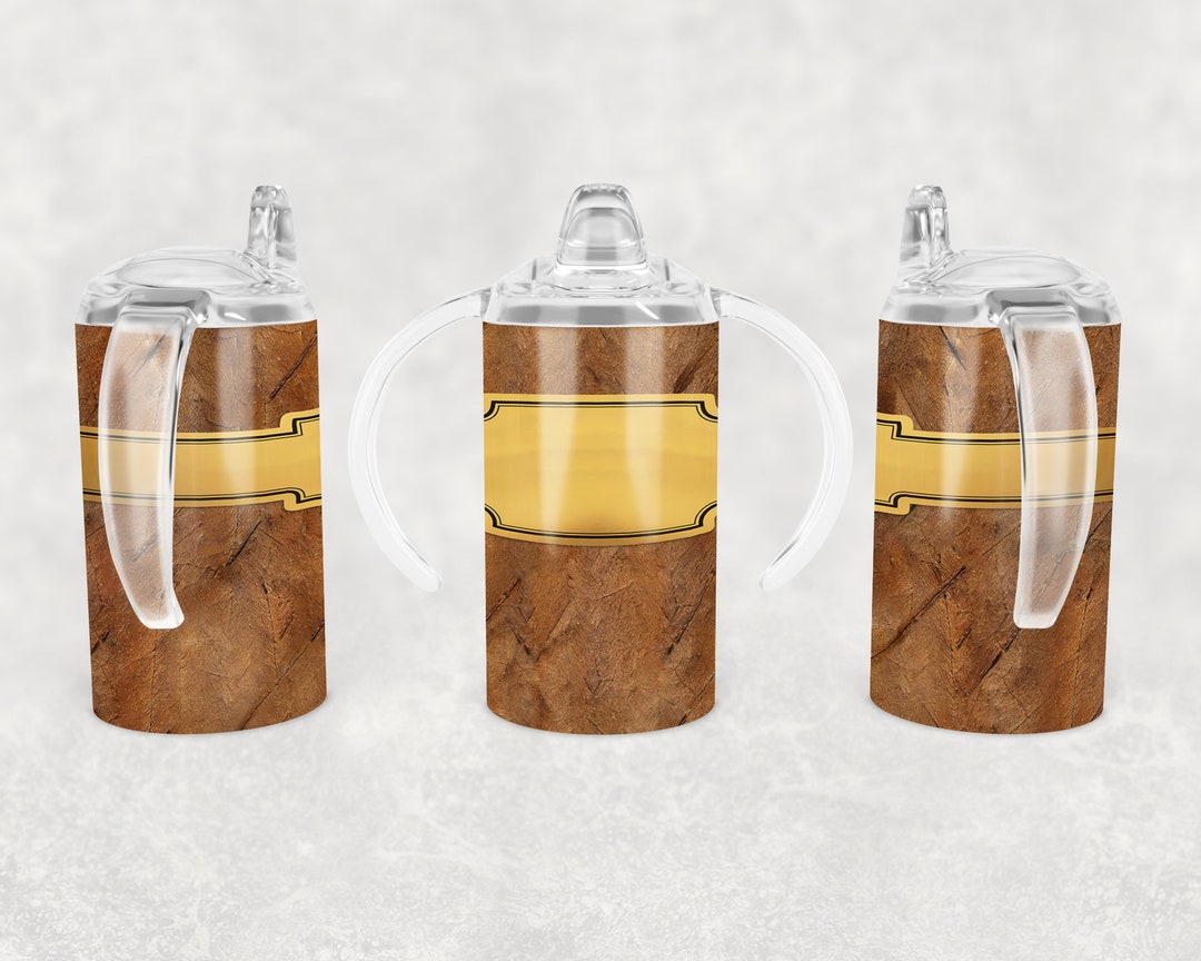 Straight Sippy Cup Sublimation Funny Cigar 12 Oz Tumbler Seamless ...