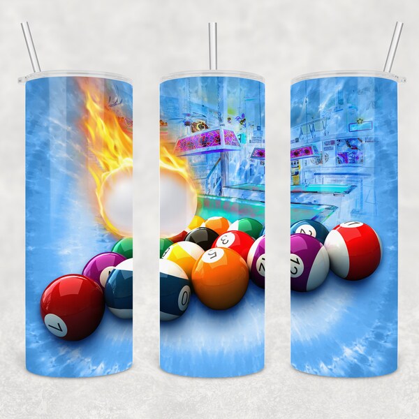 Billiards 20 Oz Tumbler Wraps - Etsy