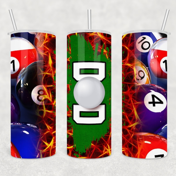 Billiard Tumbler Sublimation - Etsy