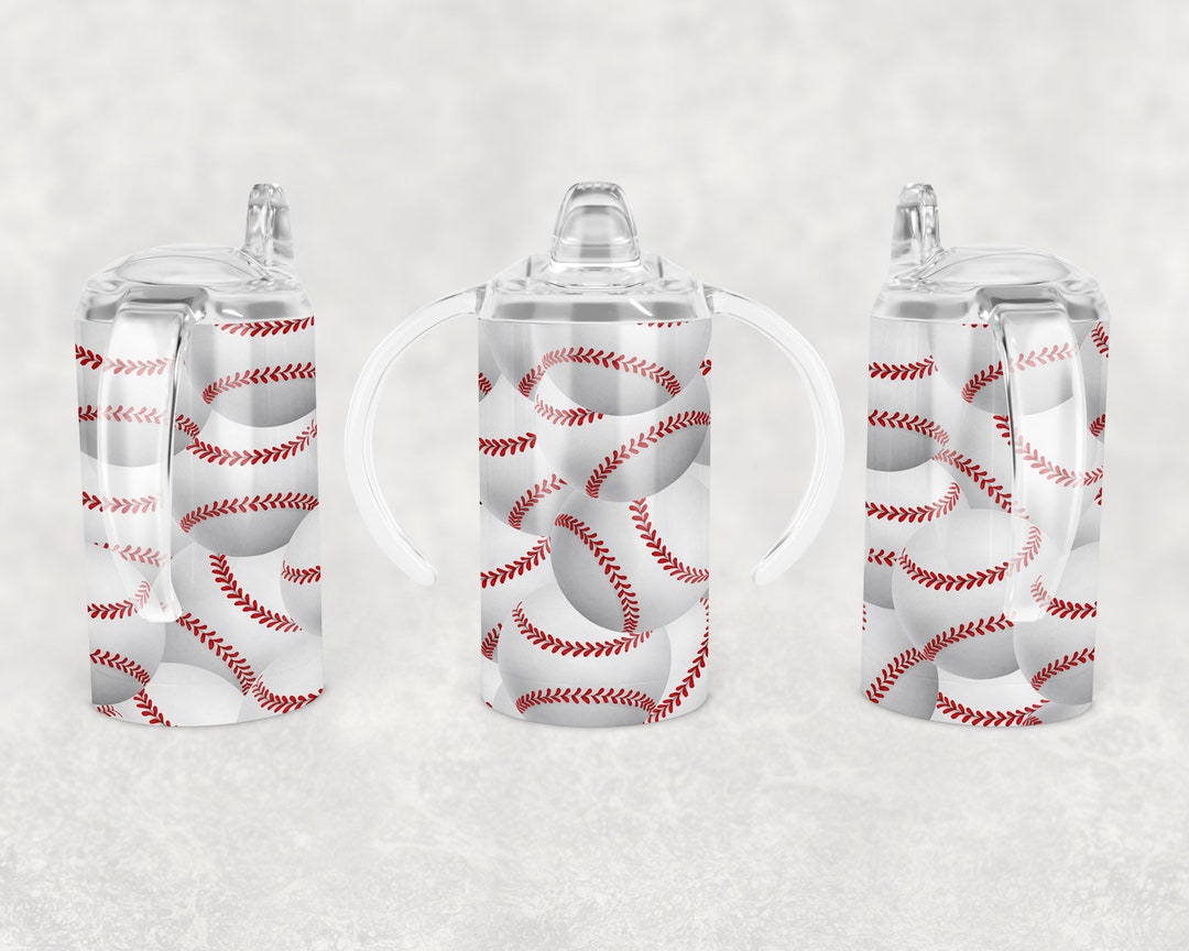Baseball Straight Sippy Cup 12 Oz Tumbler Sublimation Design Seamless ...