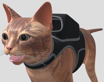 Cute Cat 3d Model - Etsy