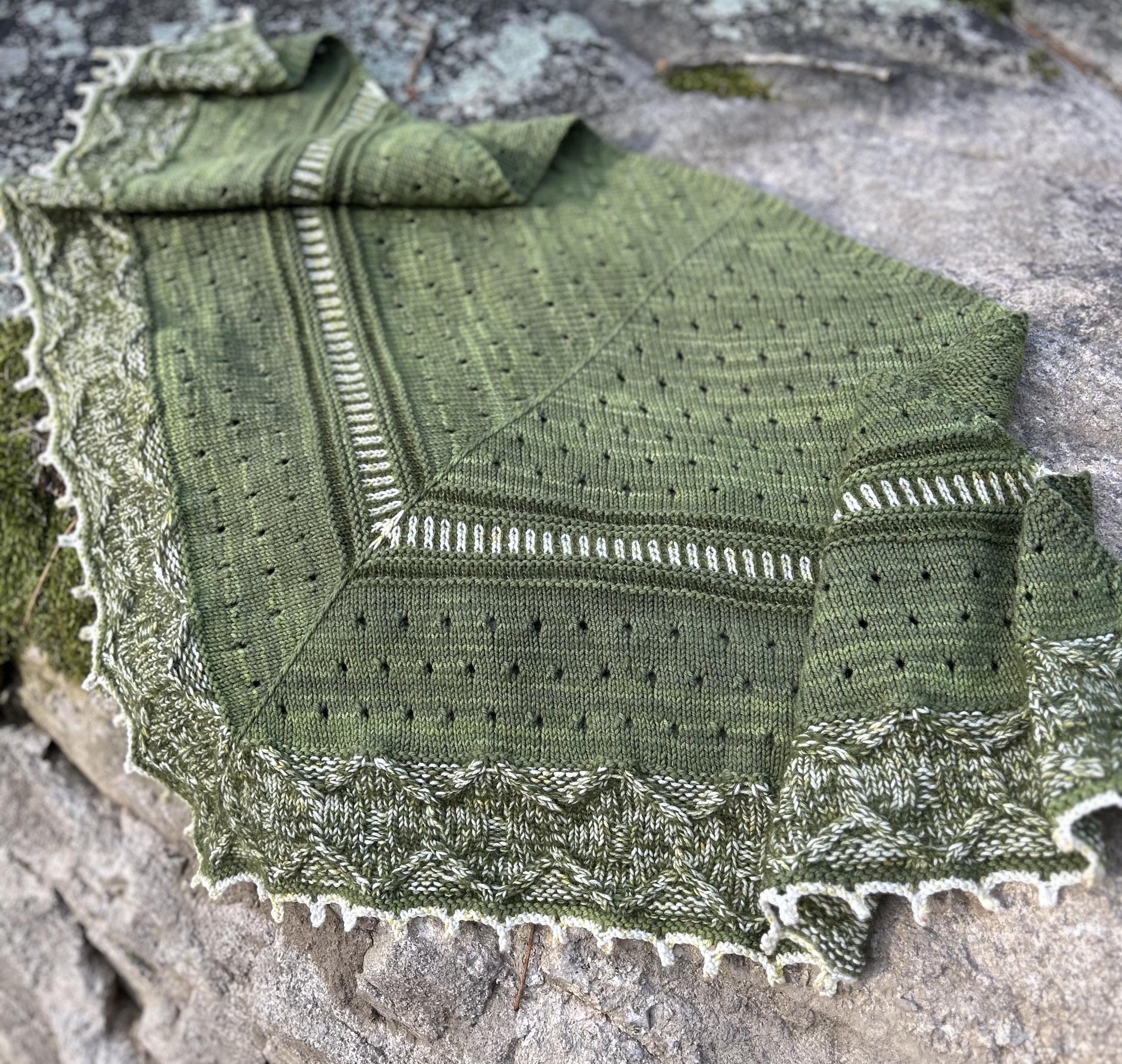 Marled Mischief Knitting Shawl Pattern PDF - Etsy