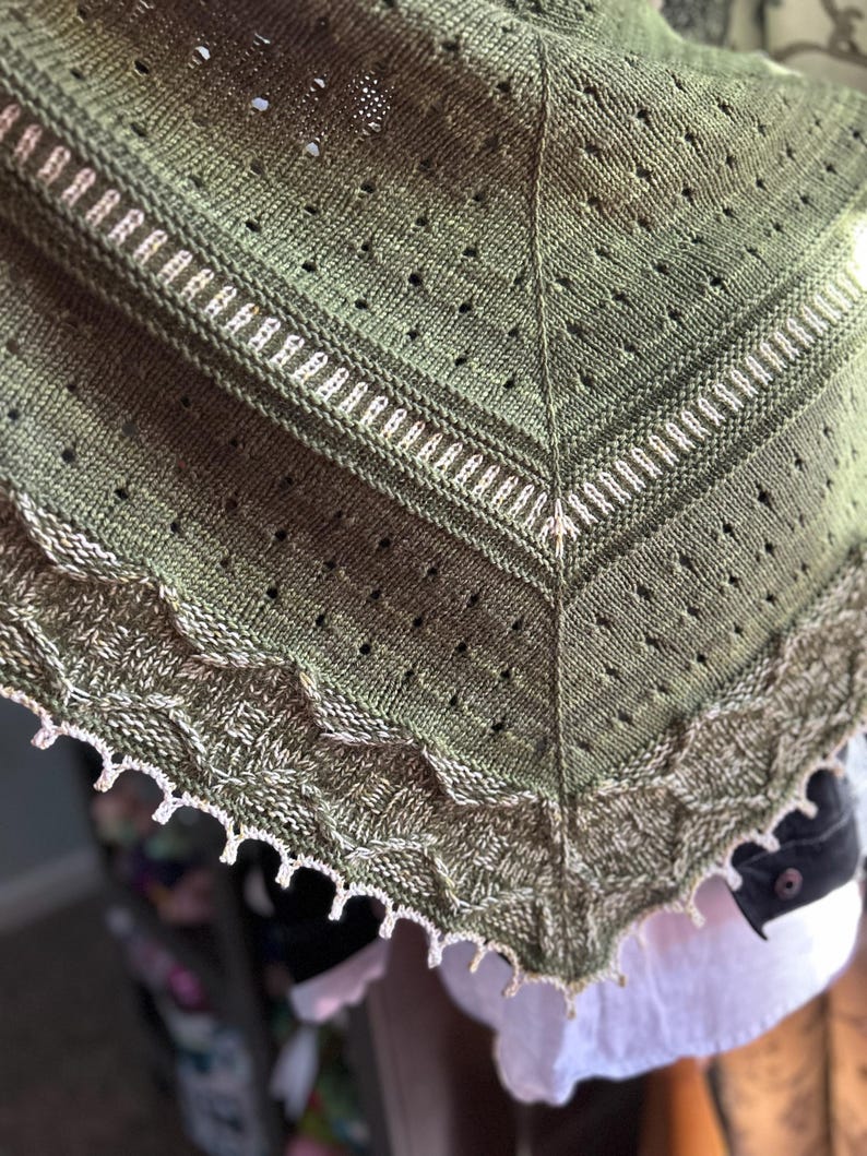 Marled Mischief Knitting Shawl Pattern PDF - Etsy