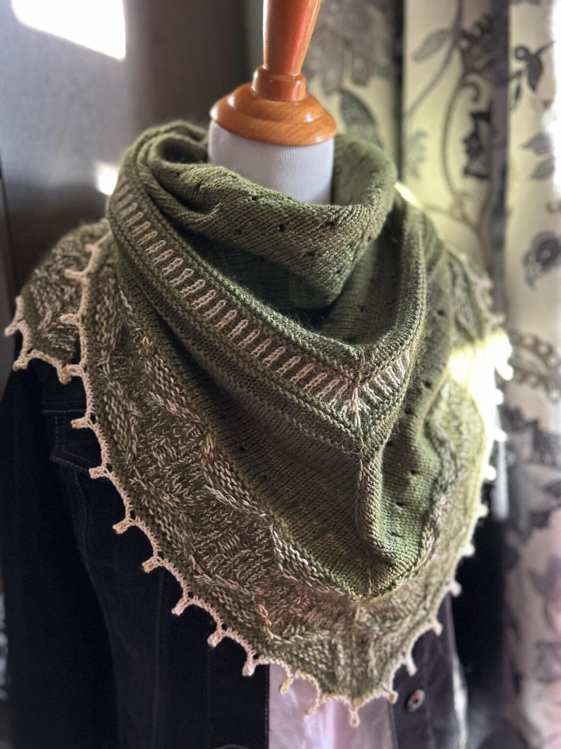 Marled Mischief Knitting Shawl Pattern PDF - Etsy