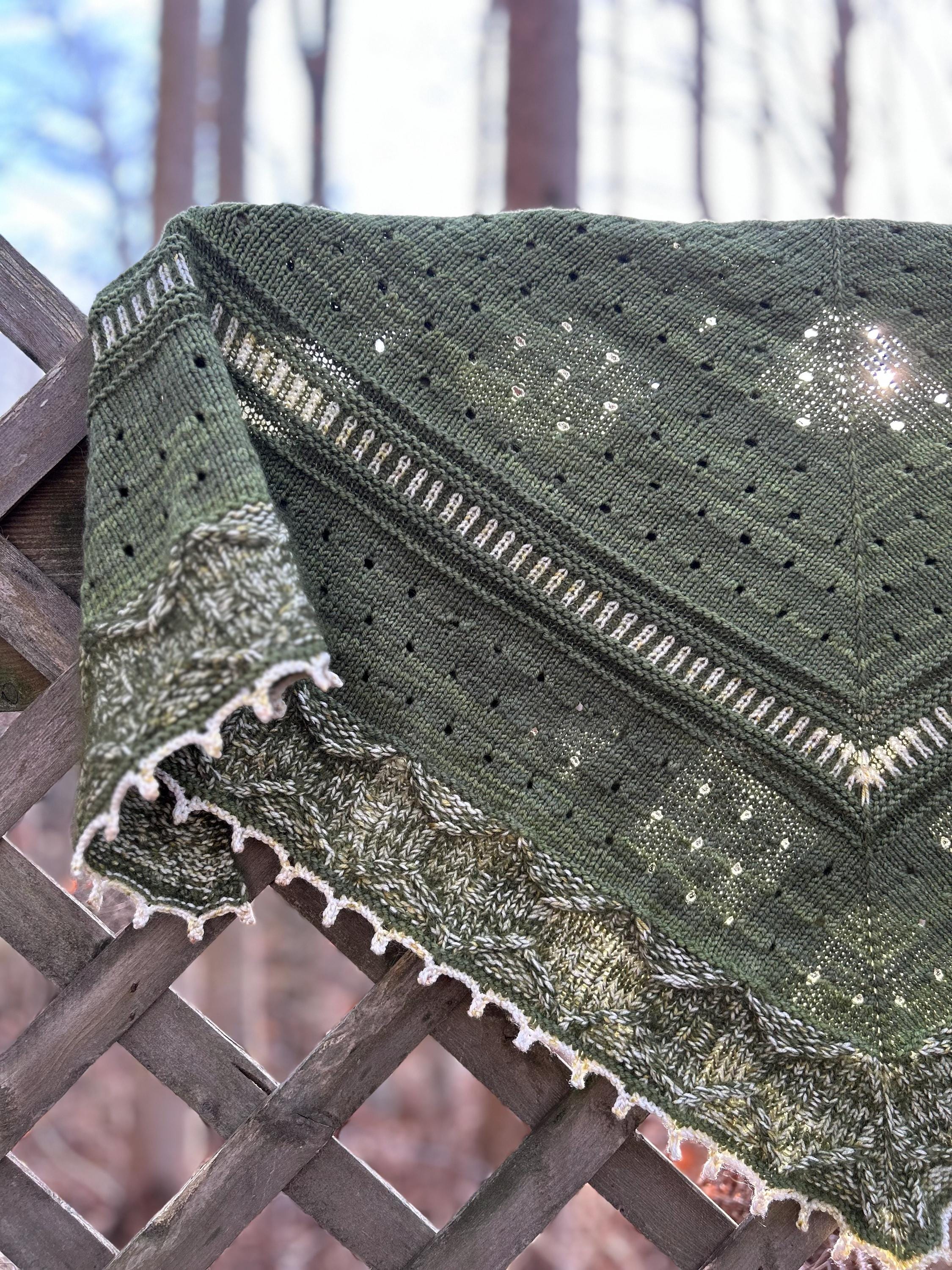 Marled Mischief Knitting Shawl Pattern PDF - Etsy
