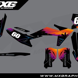 KTM Tropical Nights Graphic Kit - Etsy