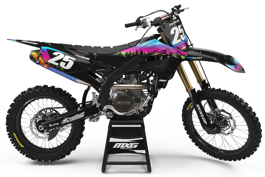 Yamaha Yz250f Yz450f Aurora Graphic Kit - Etsy