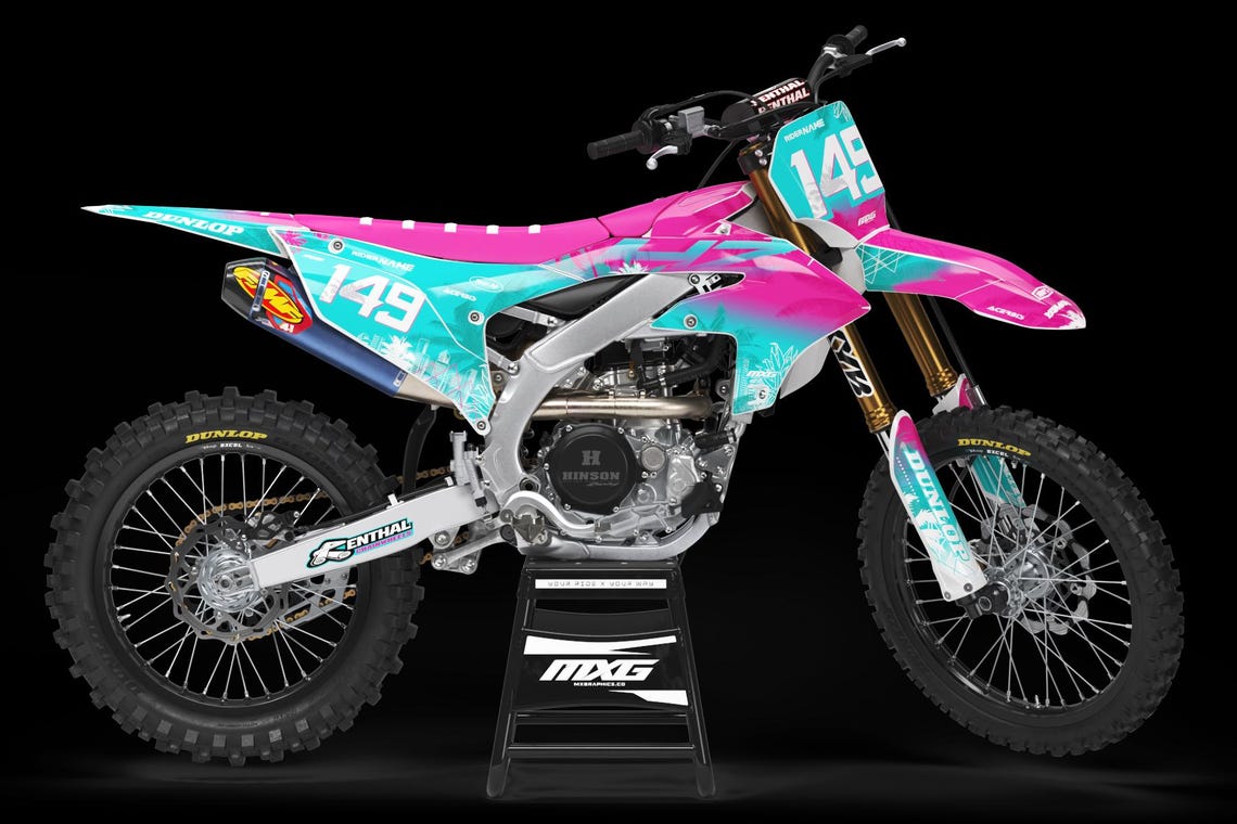Yamaha YZ125 YZ250 Yz250f Yz450f Vibes Graphic Kit - Etsy