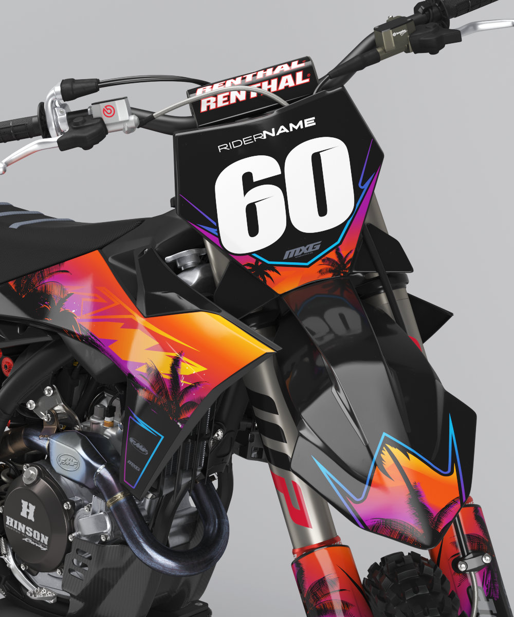 KTM Tropical Nights Graphic Kit - Etsy