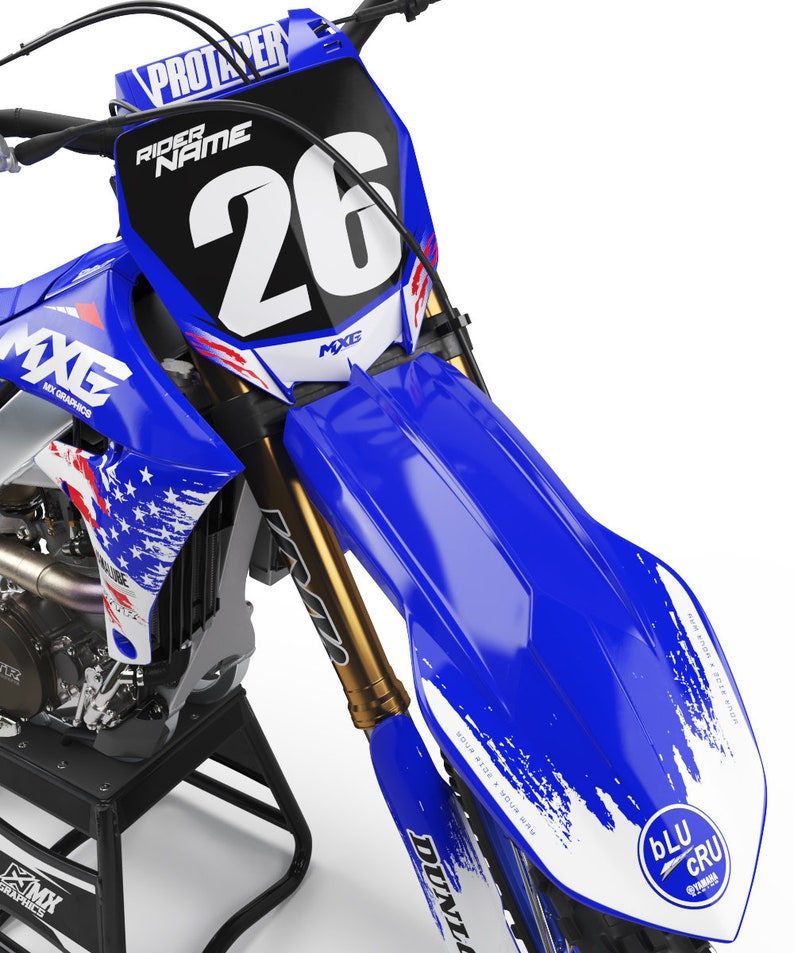 Yamaha Yz250f Yz450f Patriot Graphic Kit - Etsy Australia
