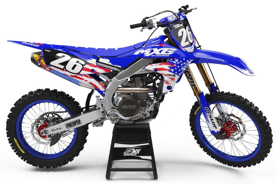 Yamaha Yz250f Yz450f Patriot Graphic Kit - Etsy Australia