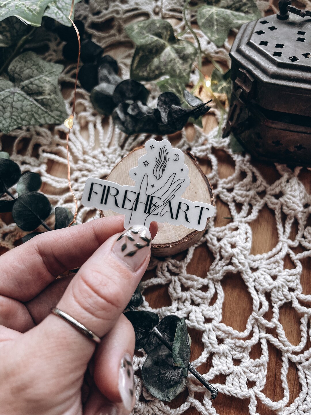 The fireheart Sticker - Etsy