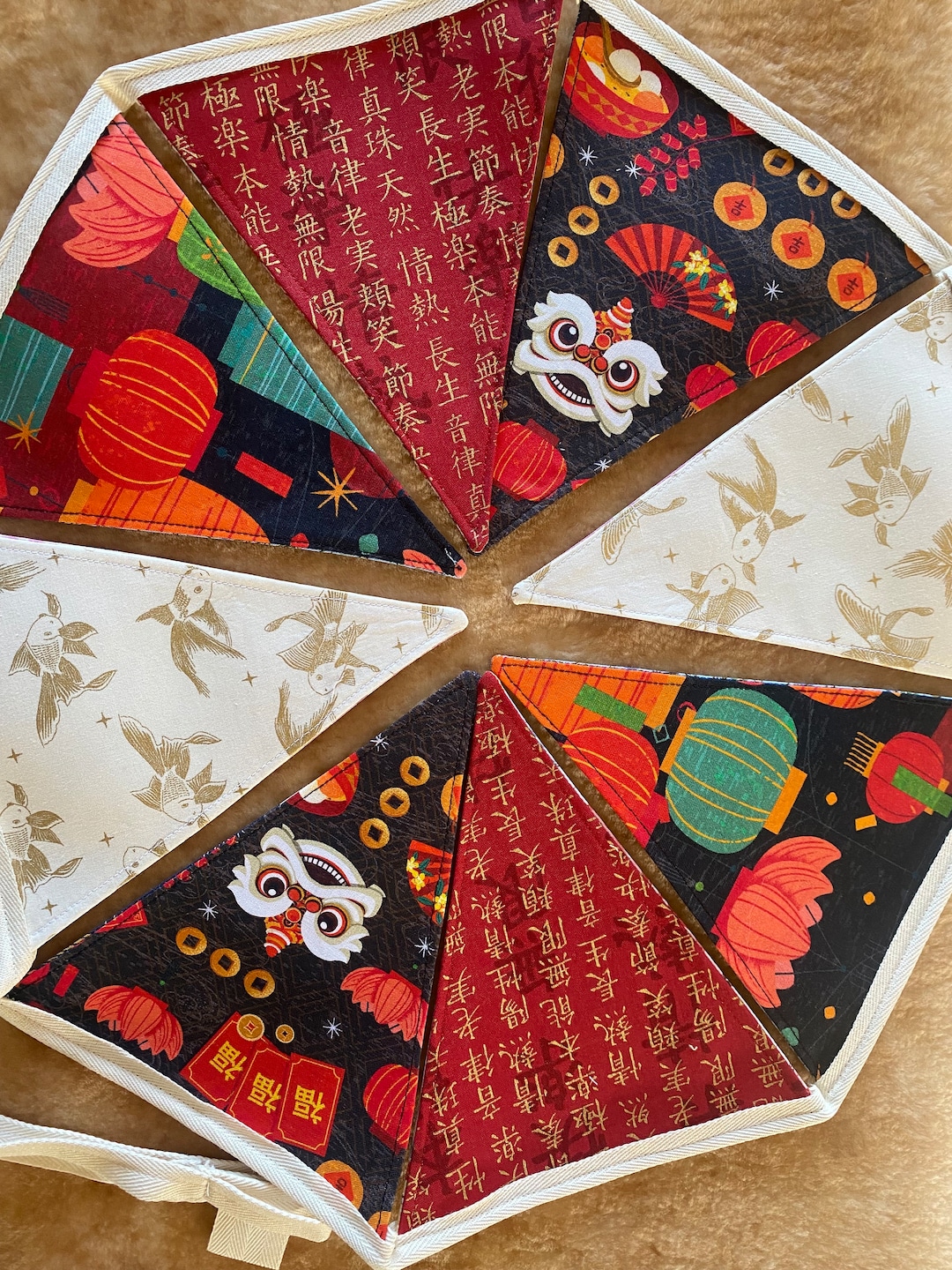 Lunar New Year Bunting - Etsy