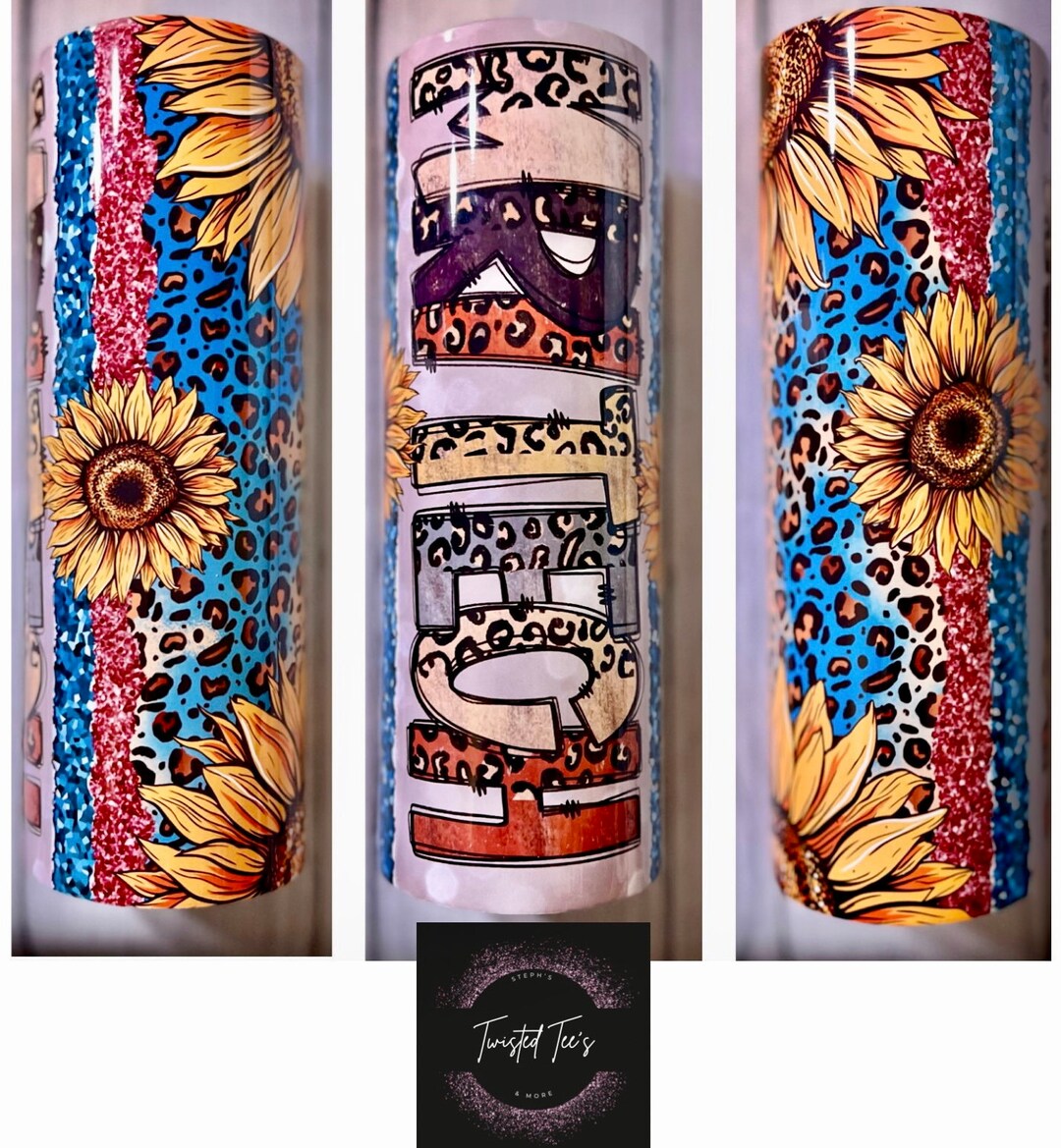 Rad Tech Week 20oz Tumbler: Sunflower Leopard Print - Etsy