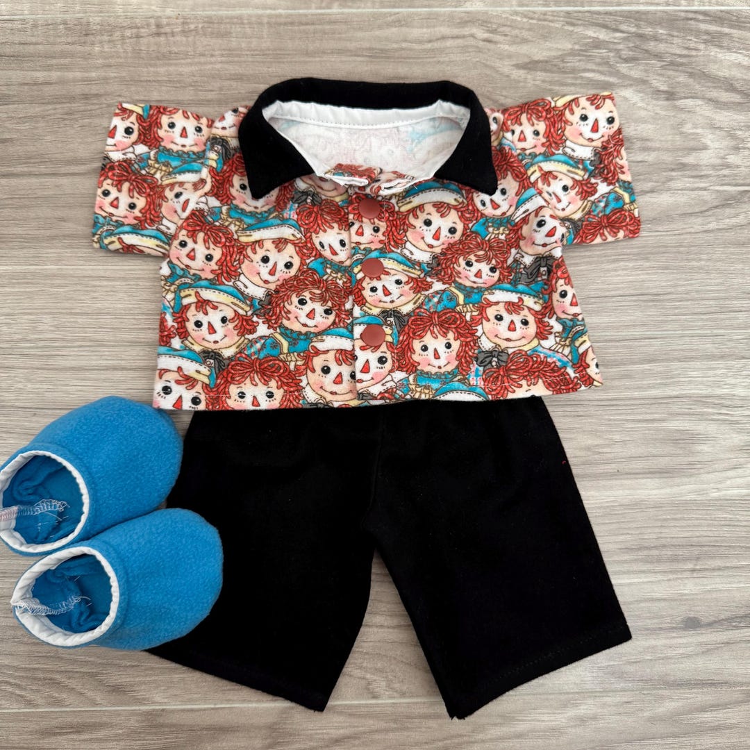 16 Cabbage Patch Kids Doll Ragdoll Flannel Pjs Clothes Slippers - Etsy