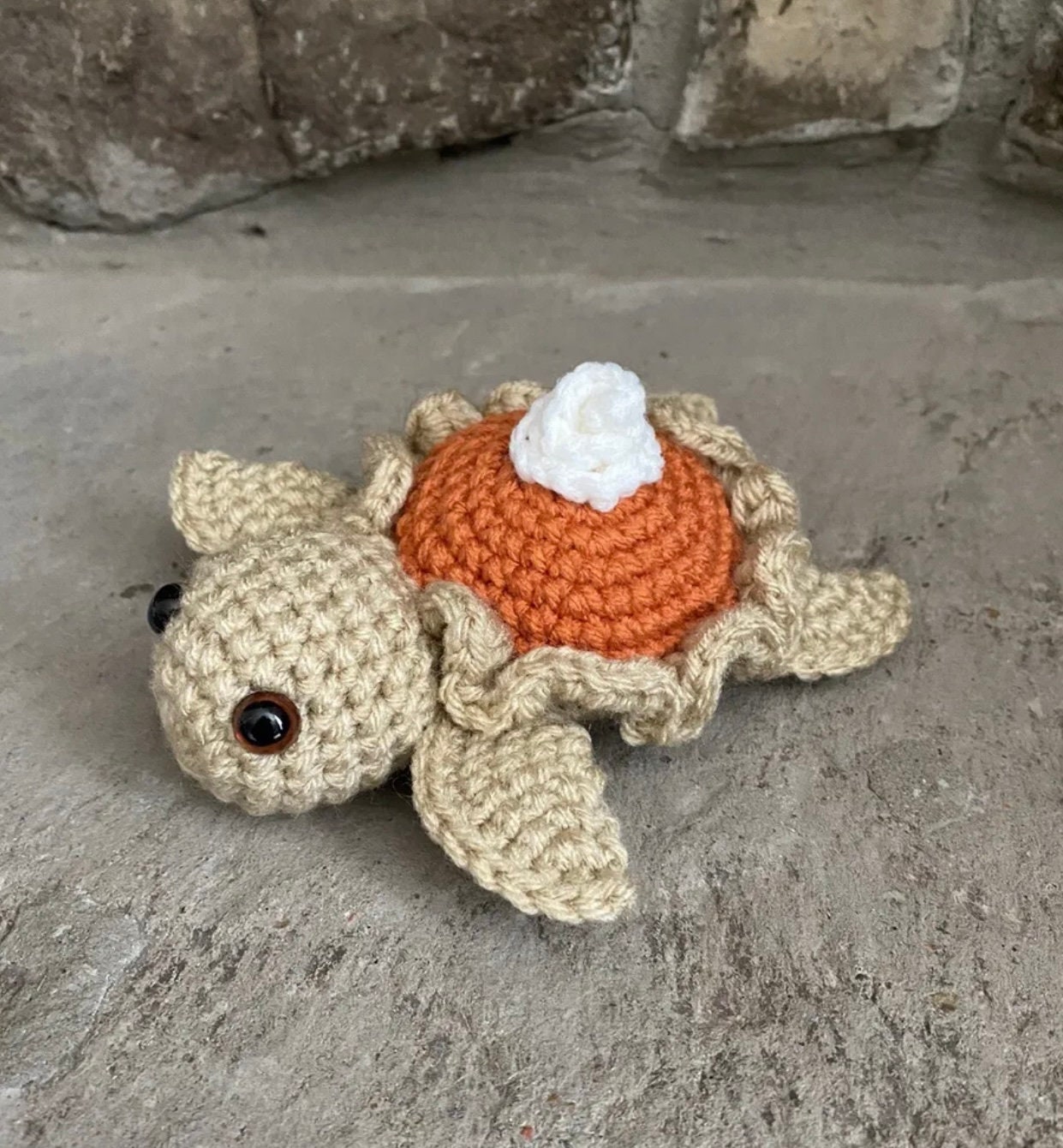 5 Crochet Sea Turtle Pumpkin Pie Apple Scarecrow Sunflower Fall ...
