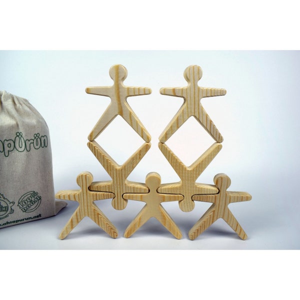 Wooden Acrobat Toy - Etsy