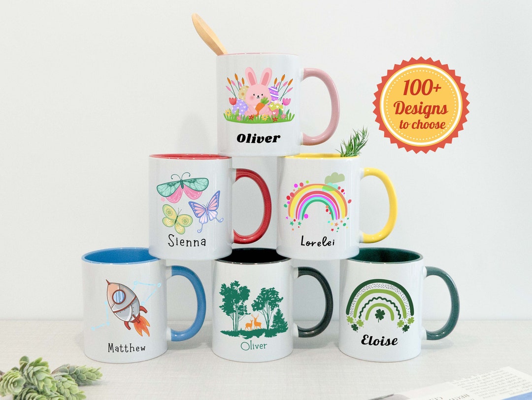 Personalized Mugs for Kids Ceramic Coffee Cup for Kids - Etsy