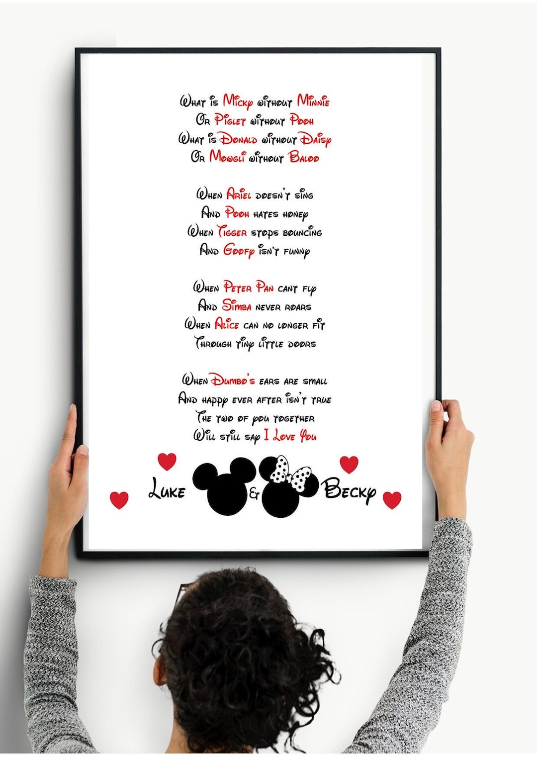 Poema de Disney - Etsy México